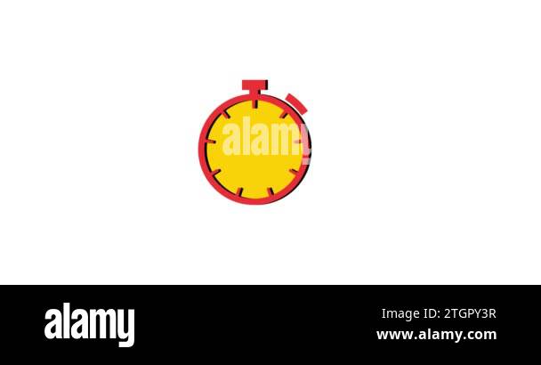92 minute timer clock modern animation design Stock Video Footage - Alamy