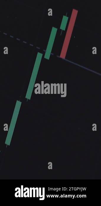 Stock Market Chart, Beautiful 3d Animation of Japanese Candlestick ...