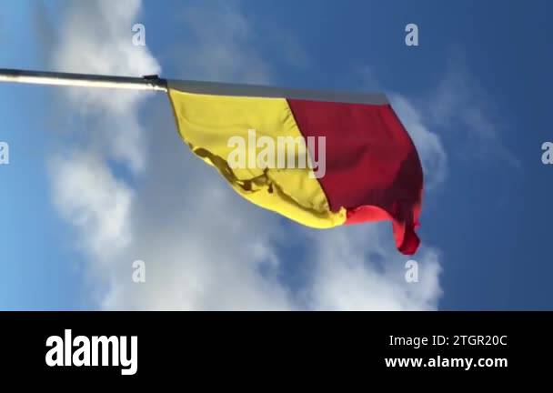 Red yellow flag Stock Videos & Footage - HD and 4K Video Clips - Alamy