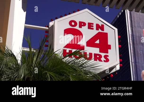 Open 24 hours Stock Videos & Footage - HD and 4K Video Clips - Alamy