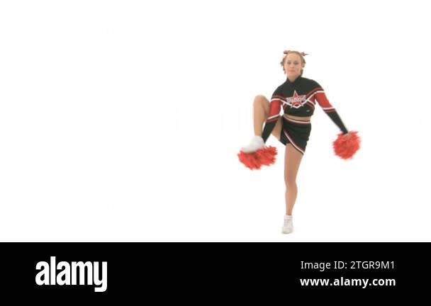 Cheerleading pose Stock Video Footage - Alamy