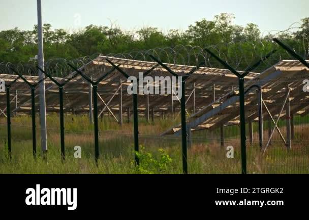 Solar panel electric fence Stock Videos & Footage - HD and 4K Video ...