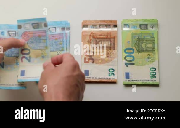 Man counting stacks of money Stock Videos & Footage - HD and 4K Video ...