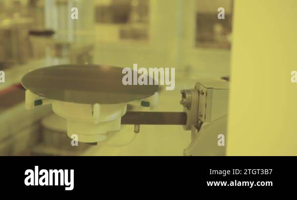 Silicon wafer production in a semiconductor manufacturing facility ...