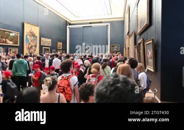 Paris, France, June 2022. POV footage of the person entering the ...