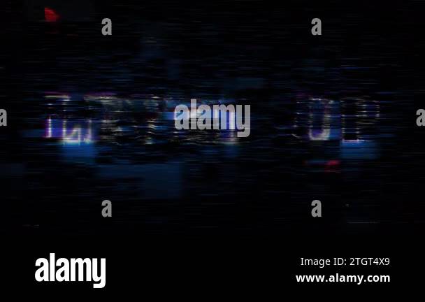 Level Up glitch neon text effect with silver flash flickering light ...