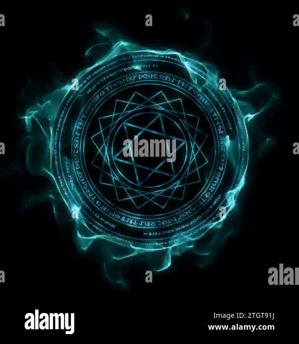 Magic Rune Particles is a simple magical element of an ancient rune ...