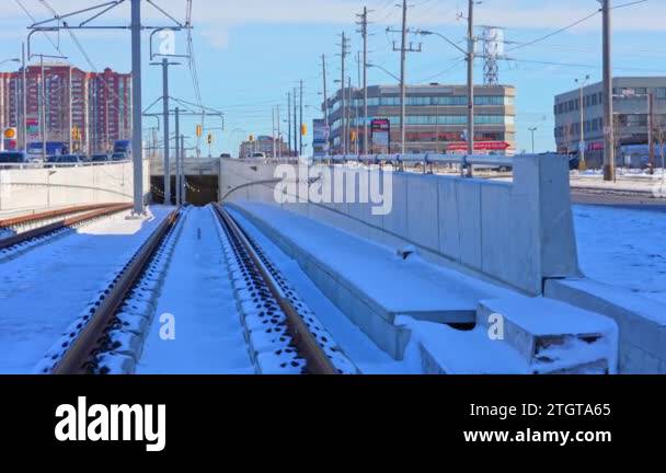 Eglinton Crosstown Light Rail Transit LRT tunnels, public ...