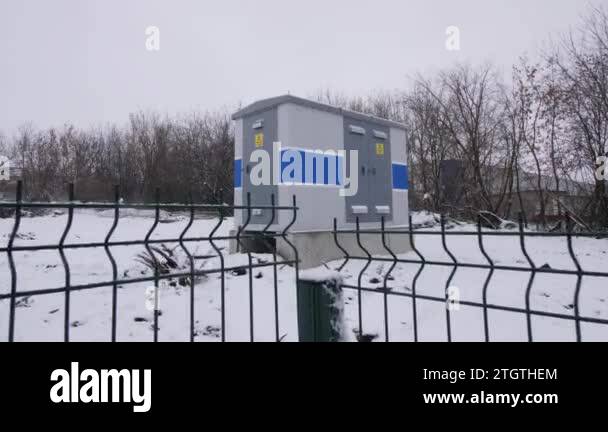 Small electrical transformer building metal Stock Videos & Footage - HD ...