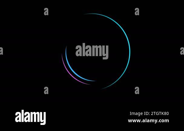 Circle animation shape elements animation with optional luma matte. 4k ...
