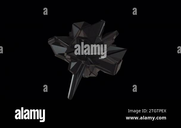 3D Design Element with transparent (alpha) background Stock Video ...