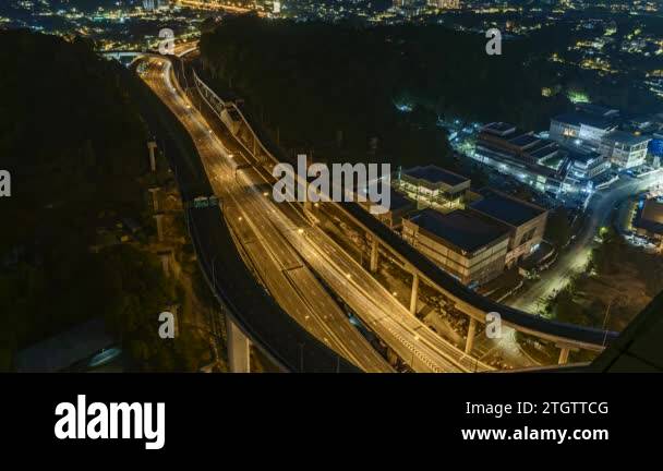 Kuala Lumpur, Malaysia - Jan 27, 2022- Timelapse footage of Dash ...
