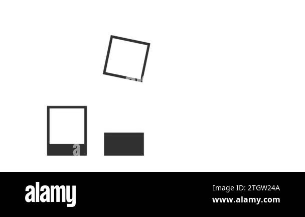 This animated loading screen bars with black and gray squares rotating ...