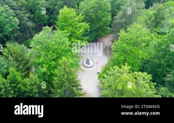 Border point of Austria, Slovenia and Hungary. Tripoint Border Region ...