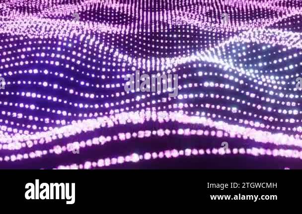 A 3D animated glittering wave of glowing cubes Stock Video Footage - Alamy