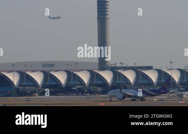 BANGKOK, THAILAND - JANUARY 19, 2023: Airbus A350 of Thai Airways ...