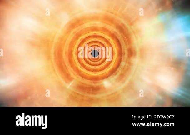 Abstract Sci-Fi Portal Futuristic Trippy Endless Tunnel Alien Cave - 4K ...