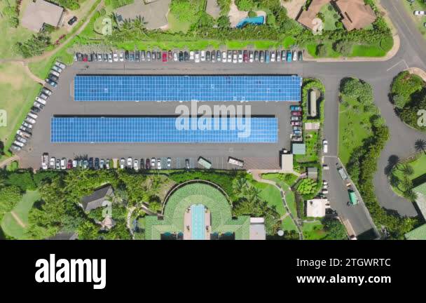 4K electric and engine vehicles green energy concept shot tropical ...