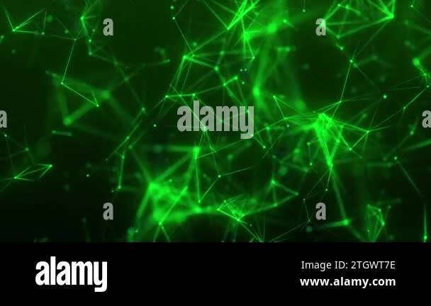 Network connection structure. Big data. Connecting points and lines. Abstract technology ...