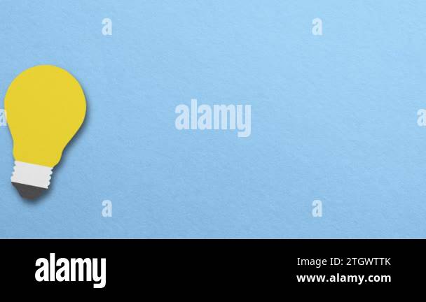 Yellow paper light bulb Stock Videos & Footage - HD and 4K Video Clips ...