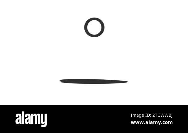 These animated rings, swinging through flat circle on rotation, is an ...