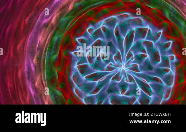 Abstract holographic gradient rainbow animation. Visual illusions ...