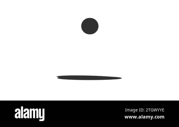 These animated balls, swinging through flat circle on rotation, is an ...