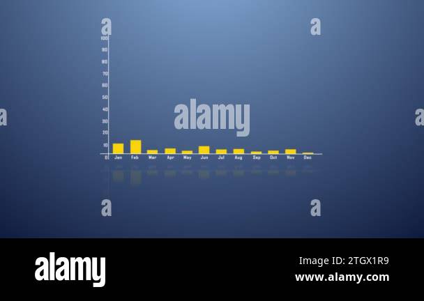 Bar graph with arrows axis. Grow, chart, statistic, business concept ...