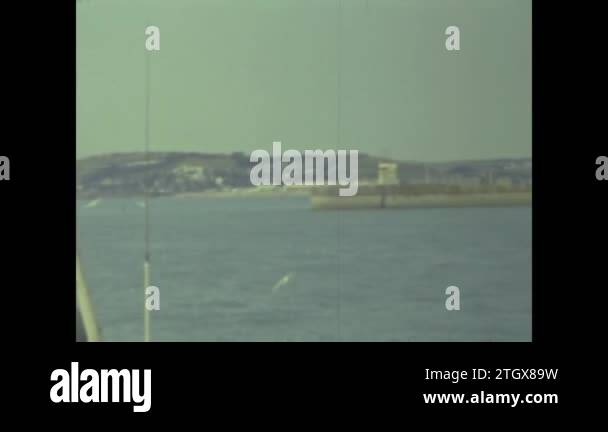 Dover, United Kingdom may 1959: Cliffs of Dover view in 50s Stock Video ...