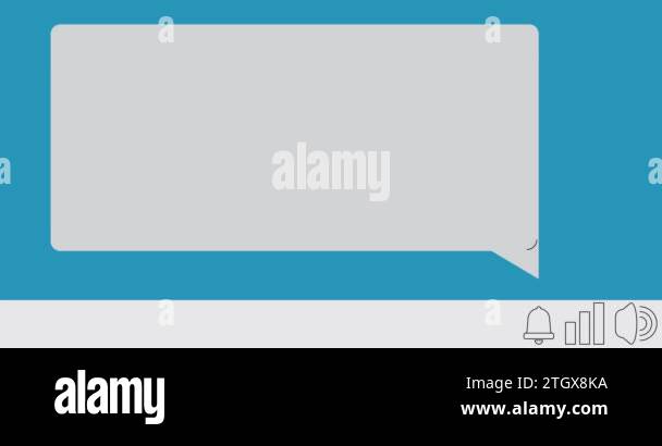 Plan Text On Notification Bubble From Portable Information Device Screen Mobile App Message