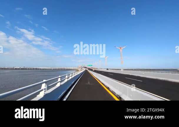 Bali, Indonesia - CIRCA 2022: Driving at Bali Mandara Floating Toll ...