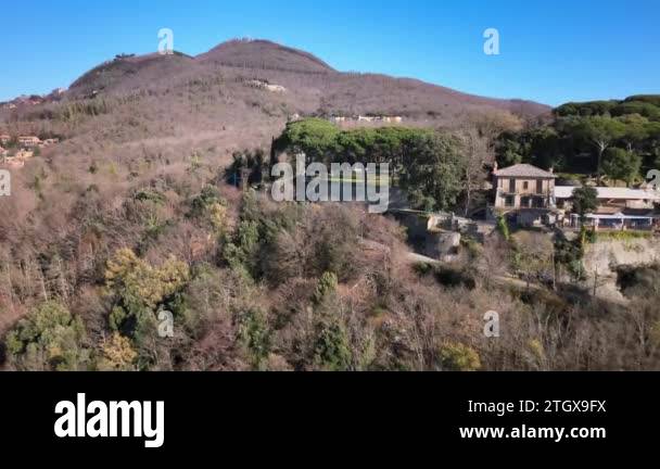 Ancient Castelli Romani hills with its typical nature, culture and ...