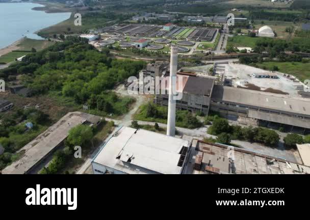 Factory chimney aerial Stock Videos & Footage - HD and 4K Video Clips ...
