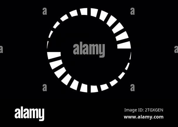 Loading Circle, Video. Loading Animation Icon on Transparent Background ...