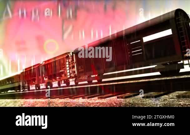 Train animated background abstract loop Stock Videos & Footage - HD and ...