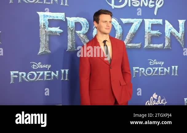 Jonathan Groff at the World premiere of Disney's 'Frozen 2' held at the ...