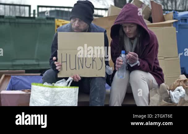 Homeless poverty poor men man male Stock Videos & Footage - HD and 4K ...