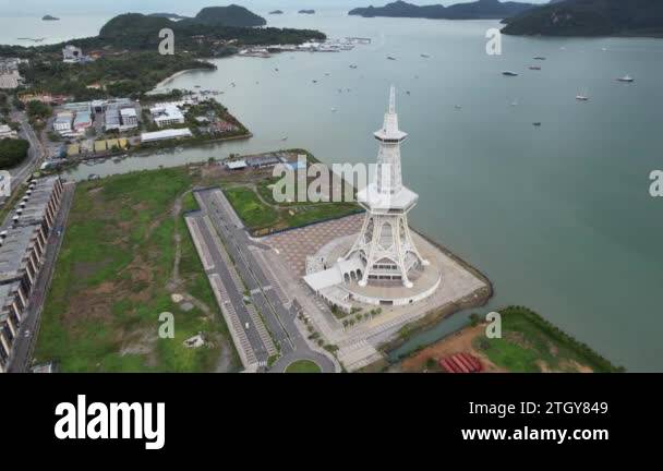 The Landmarks, Beaches and Tourist Attractions of Langkawi Stock Video ...
