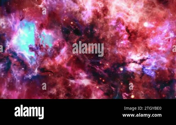 Space nebula travel exploration scene of the Constellation Cygnus (the ...