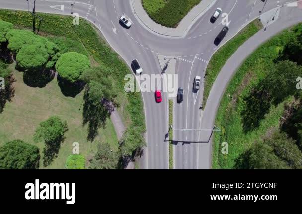 Street roundabout pedestrian bridge Stock Videos & Footage - HD and 4K ...