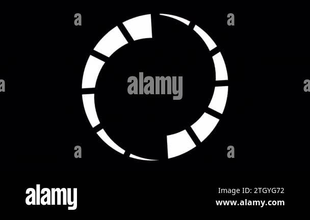 Loading Circle, Video. Loading Animation Icon on Transparent Background ...