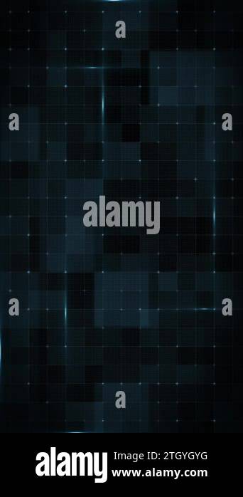 Abstract Digital Data Technology Grid Fx Background Loop/ 4k animation of a vertical abstract ...