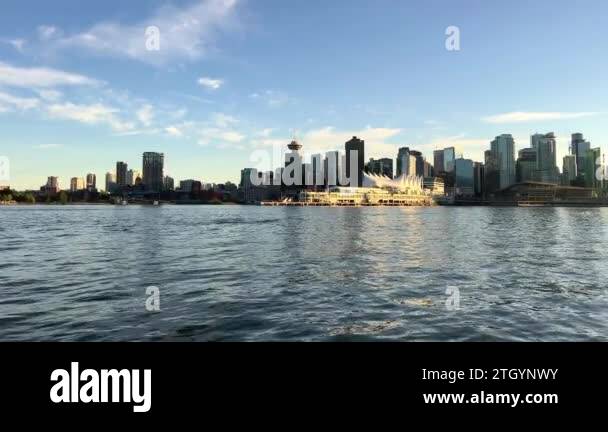 Canada Place is huge building in the shape of a sailboat, a tourist ...
