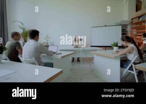Desks stands Stock Videos & Footage - HD and 4K Video Clips - Alamy