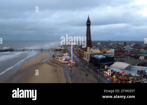 Blackpool pleasure beach aerial Stock Videos & Footage - HD and 4K ...