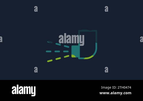 Yellow Inhaler icon isolated on blue background. Breather for cough ...