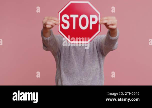 Stop sign no text Stock Videos & Footage - HD and 4K Video Clips - Alamy