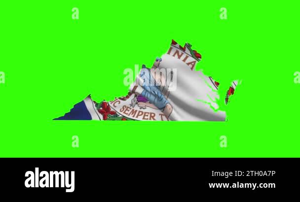 Map of virginia state outline Stock Videos & Footage - HD and 4K Video ...