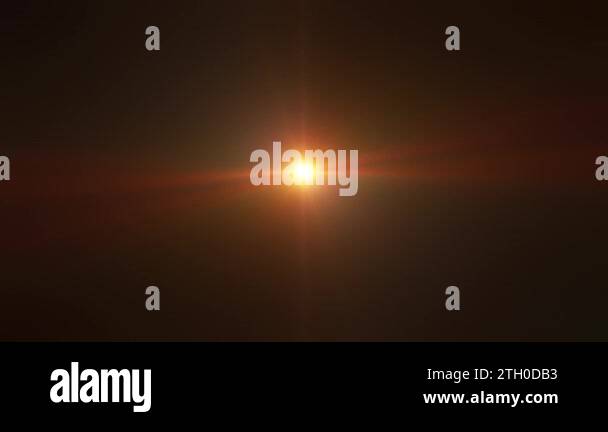 Abstract loop center gold orange optical shine light lens flares ...