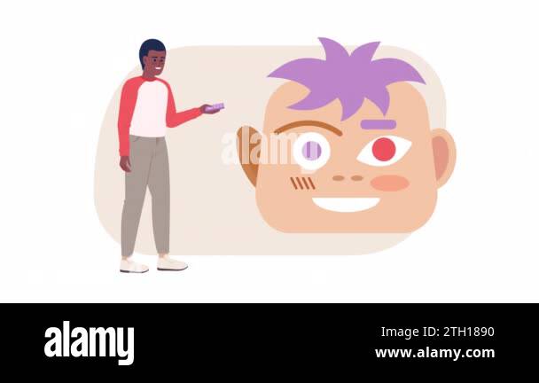Animated finding your customer. Creating buyer persona. Hunting ideal ...